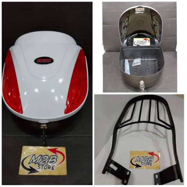Jual Box motor KMI 201 plus breket motor komplit tinggal pasang PUTIH ...