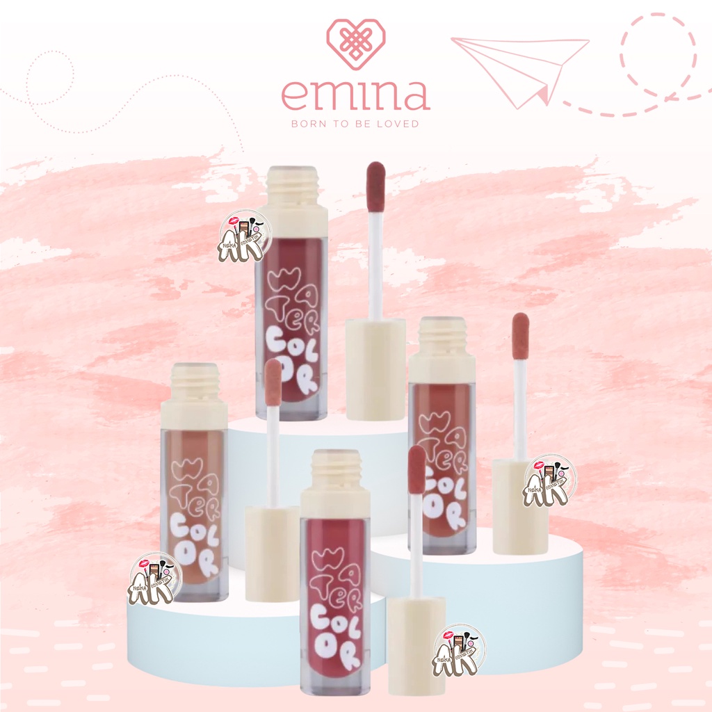 Jual EMINA WATERCOLOR LIP SERUM GLOSSY HEALTHY LOOKING LIPS 2gr ...