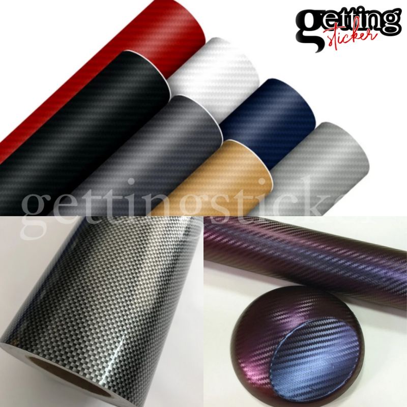 Jual stiker skotlet karbon sticker scotlite carbon scotlet 3d | Shopee ...