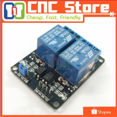 Jual [REL-0001] RELAY 5V 2 CHANNEL OUTPUT 250VAC 30VDC 10A WITH ...