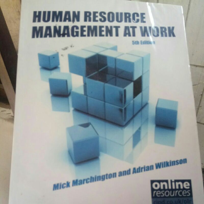 Jual BUKU HUMAN RESOURCE MANAGEMENT AT WORK 5th EDITION. MICK ...