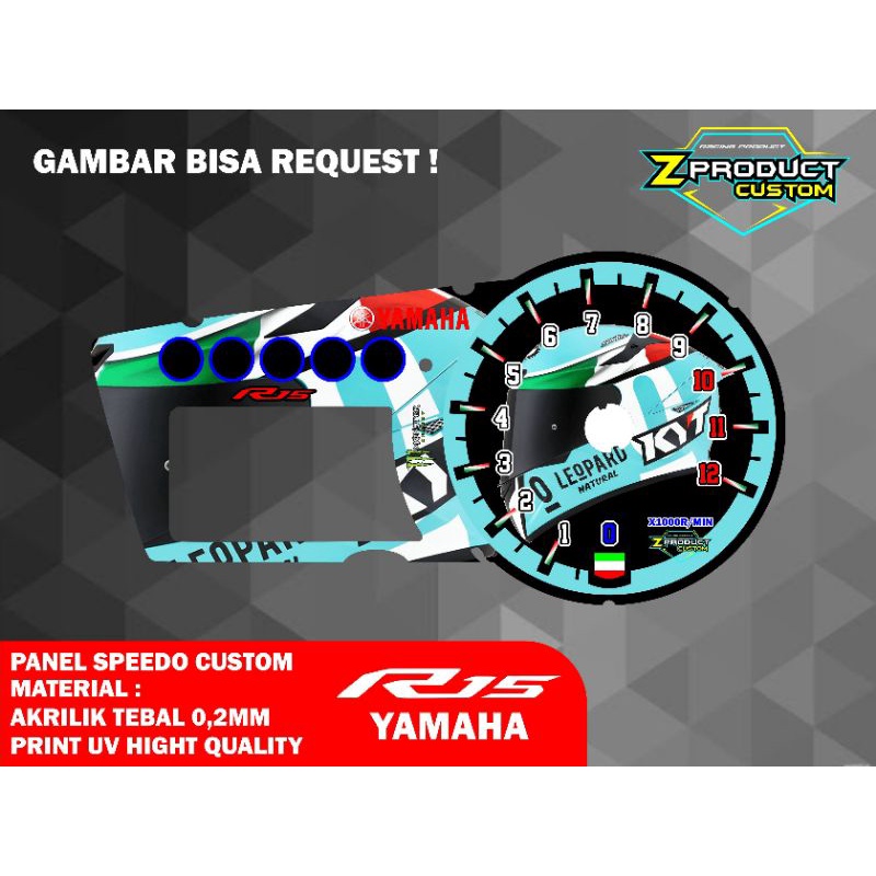 Jual panel speedo custom yamaha r15 v2 | Shopee Indonesia