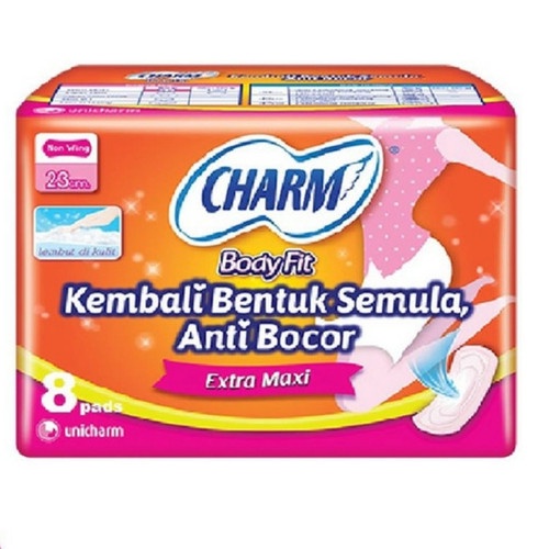 Jual Charm Body Fit Extra Maxi 8's Non Wing 23cm | Shopee Indonesia