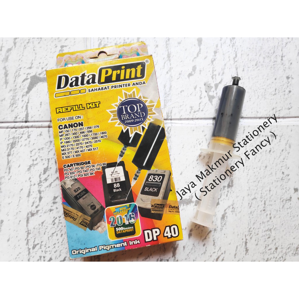 Jual Tinta Printer refill Dataprint DP-40 (Tinta hitam) | Shopee Indonesia