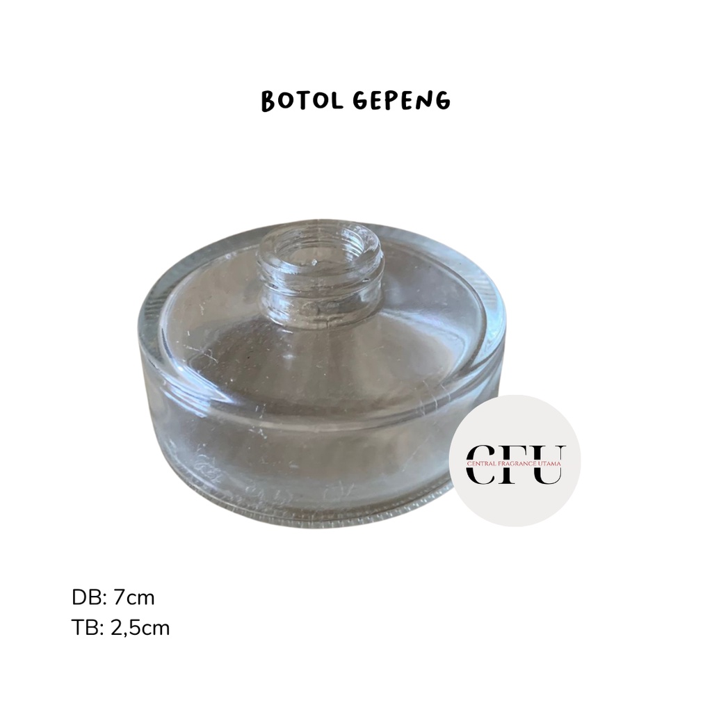 Jual Botol Cylinder / Silinder Gepeng 50ml | Shopee Indonesia