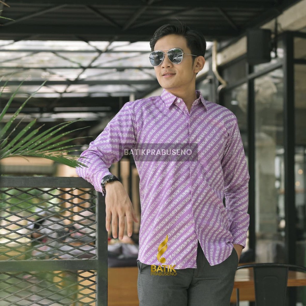 Jual RURI KATUN CAP Kemeja Batik Pria Lengan Panjang Slimfit Original ...