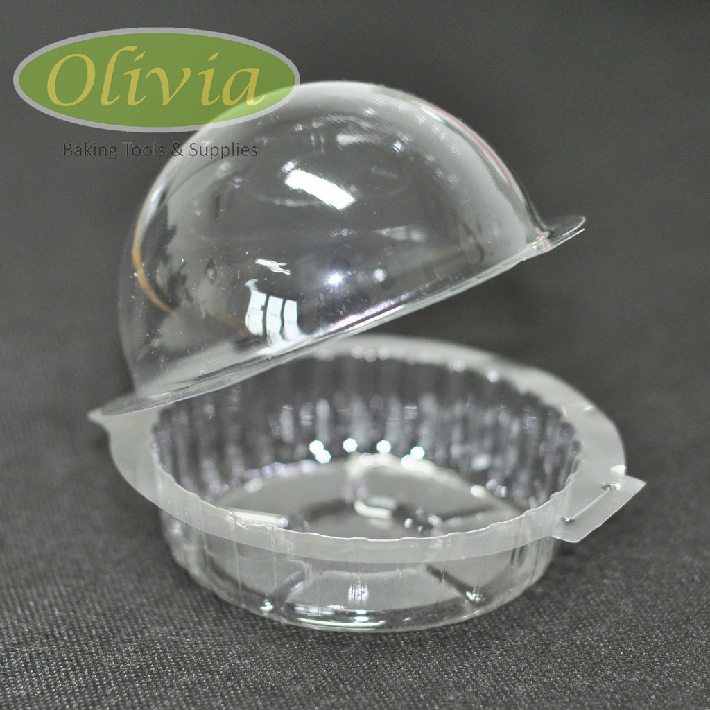 Jual Box Mika Tart 1/2 Mini Lipat Besar / Tray Cup Cake Besar | Shopee ...