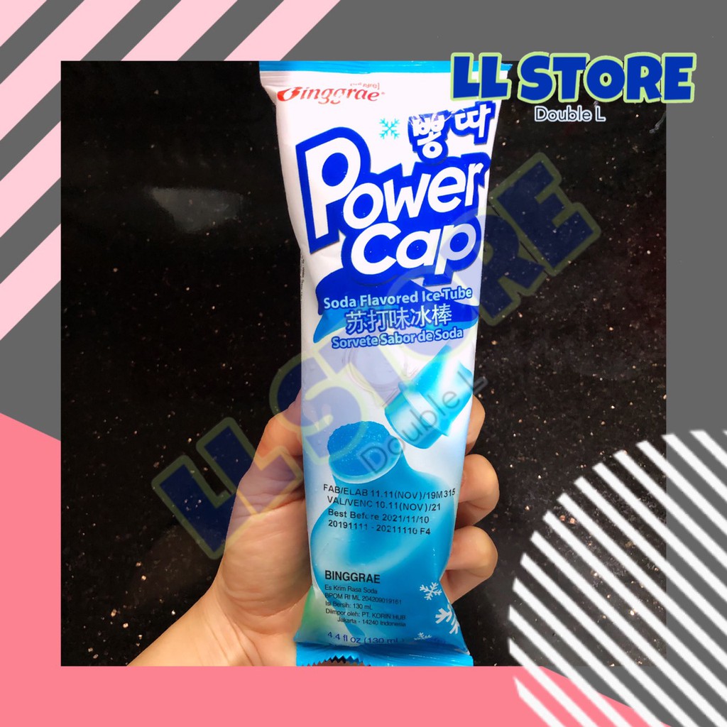 Jual BINGGRAE Power Cap Soda Flavored Ice Tube | Es Korea rasa Soda ...