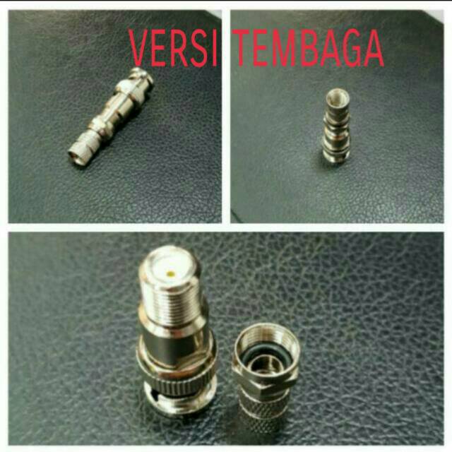 Jual Bnc camera cctv Taiwan original / bnc kamera cctv bagus tembaga besi Jack sambungan kabel ...