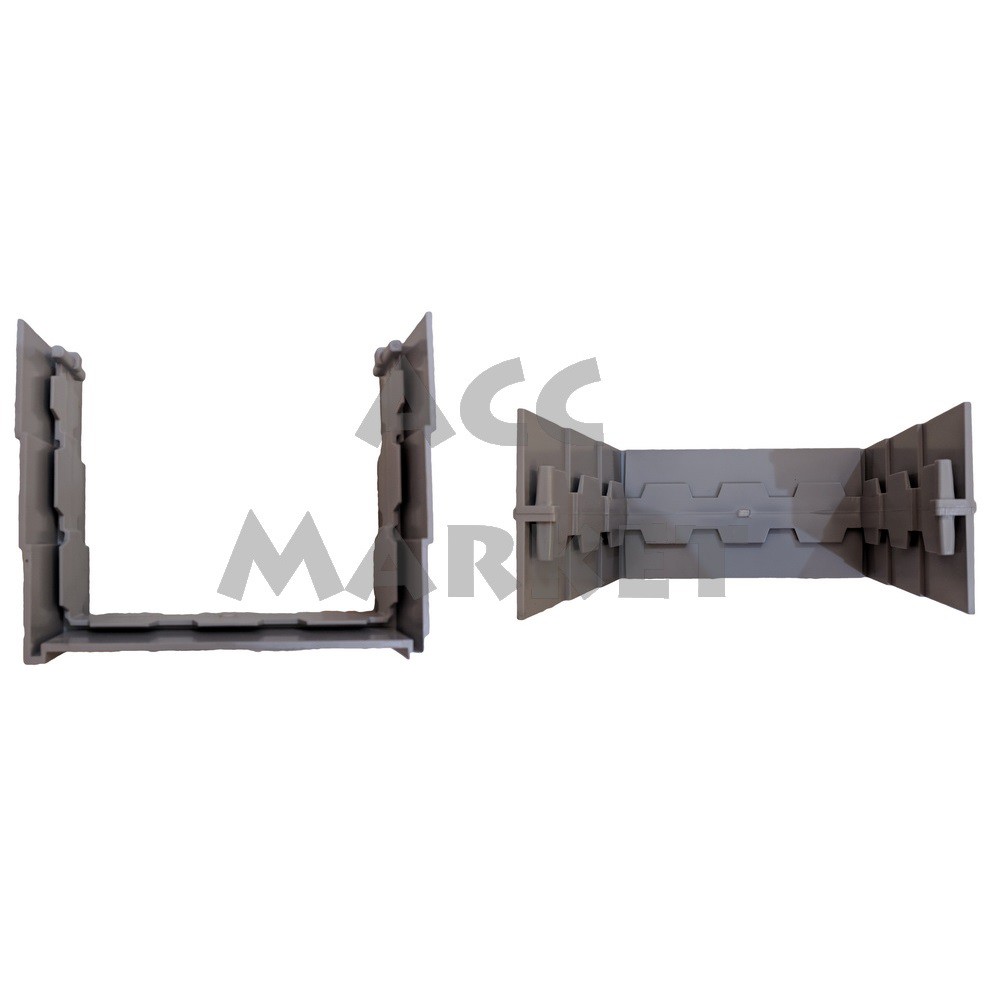 Jual Sambungan Socket Tengah Talang Air Kotak Pipa PVC Plastik Persegi ...