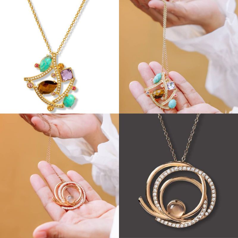 Agate aura pendant necklace store