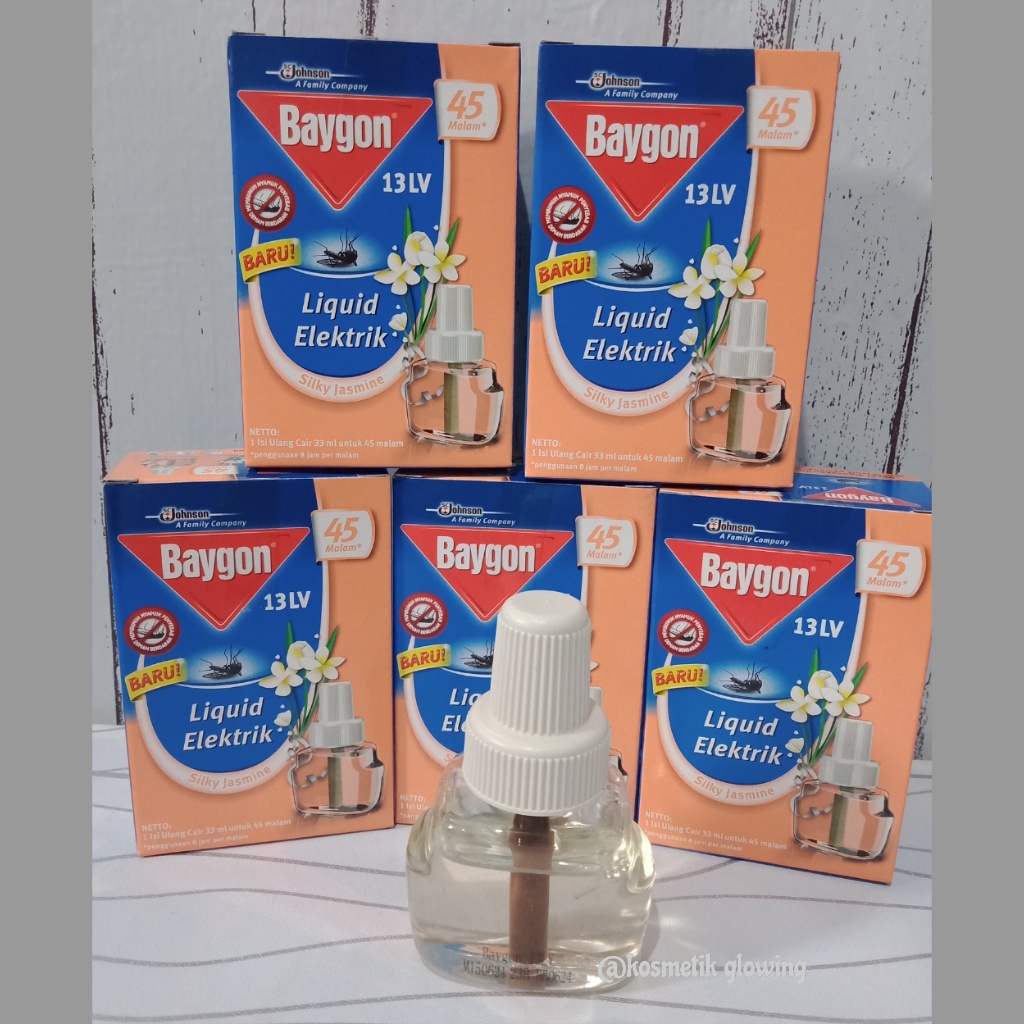 Jual (COD) PROMO !!! Baygon Liquid Elektrik 33ml 45malam Jasmine - Anti Nyamuk (Refil) | Shopee ...