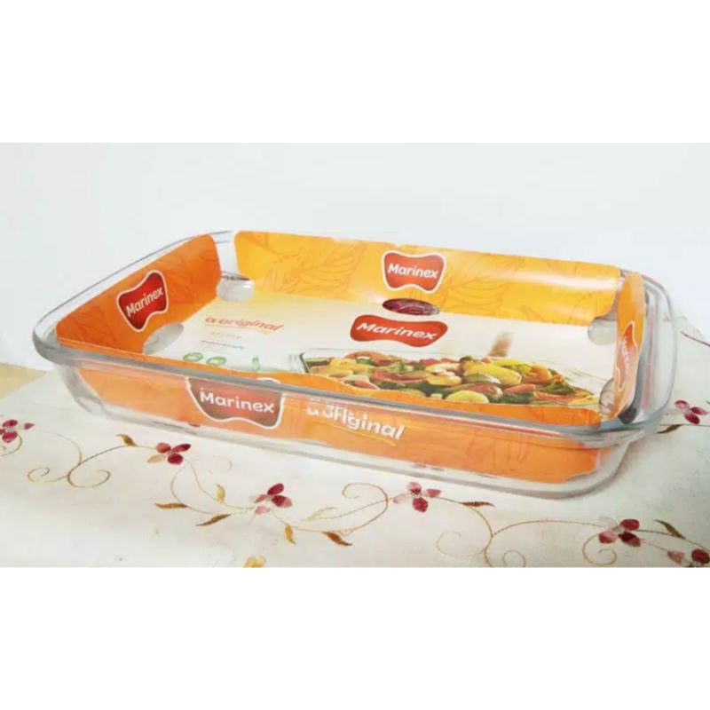 Jual Marinex Loyang Kaca Persegi 2,2 Liter I Tahan Panas I MP-6534 ...