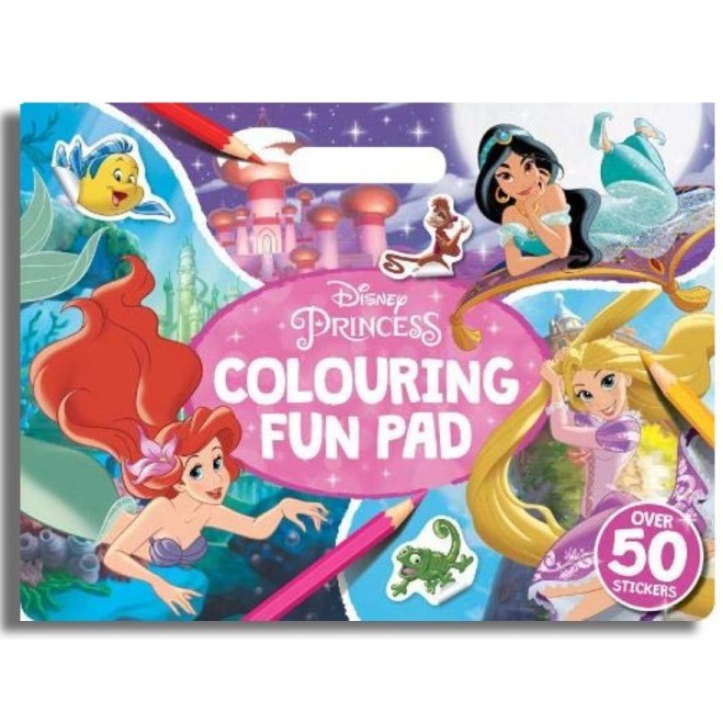 Jual GIANT COLOUR ME PAD DISNEY: DISNEY PRINCESS MIXED: COLOURING FUN ...