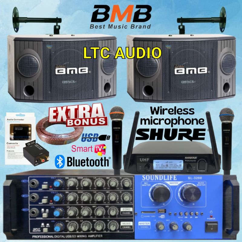 Jual PAKET SOUND SYSTEM KARAOKE SET BMB 8 INC ORIGINAL ( LUXURY 3 ) | Shopee Indonesia