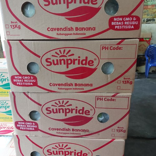 Jual Pisang Dus Cavendish Sunpride FB2 isi 2 an Besar - 1 Dus 13 Kg ...