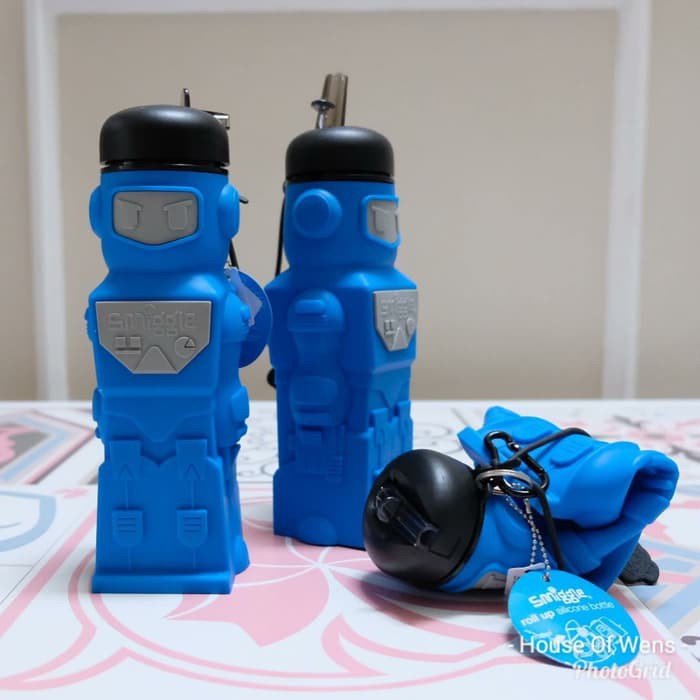Jual Smiggle Robot Silicone Drink Bottle - Botol Minum Smiggle Xxx6990 ...