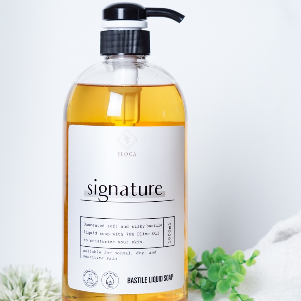 Jual SIGNATURE Unscented Bastile Liquid Soap 1000ML | Sabun Natural ...