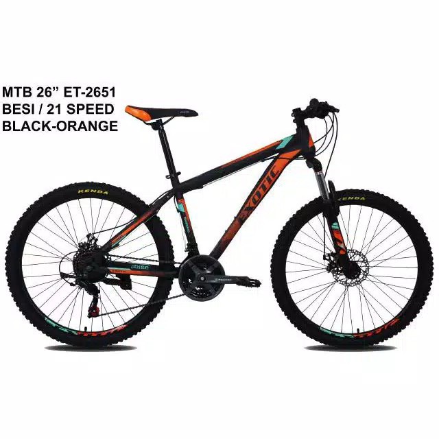 Jual Sepeda Gunung Exotic - MTB 26 Inch ET-2651 Besi EF 61 | Shopee Indonesia
