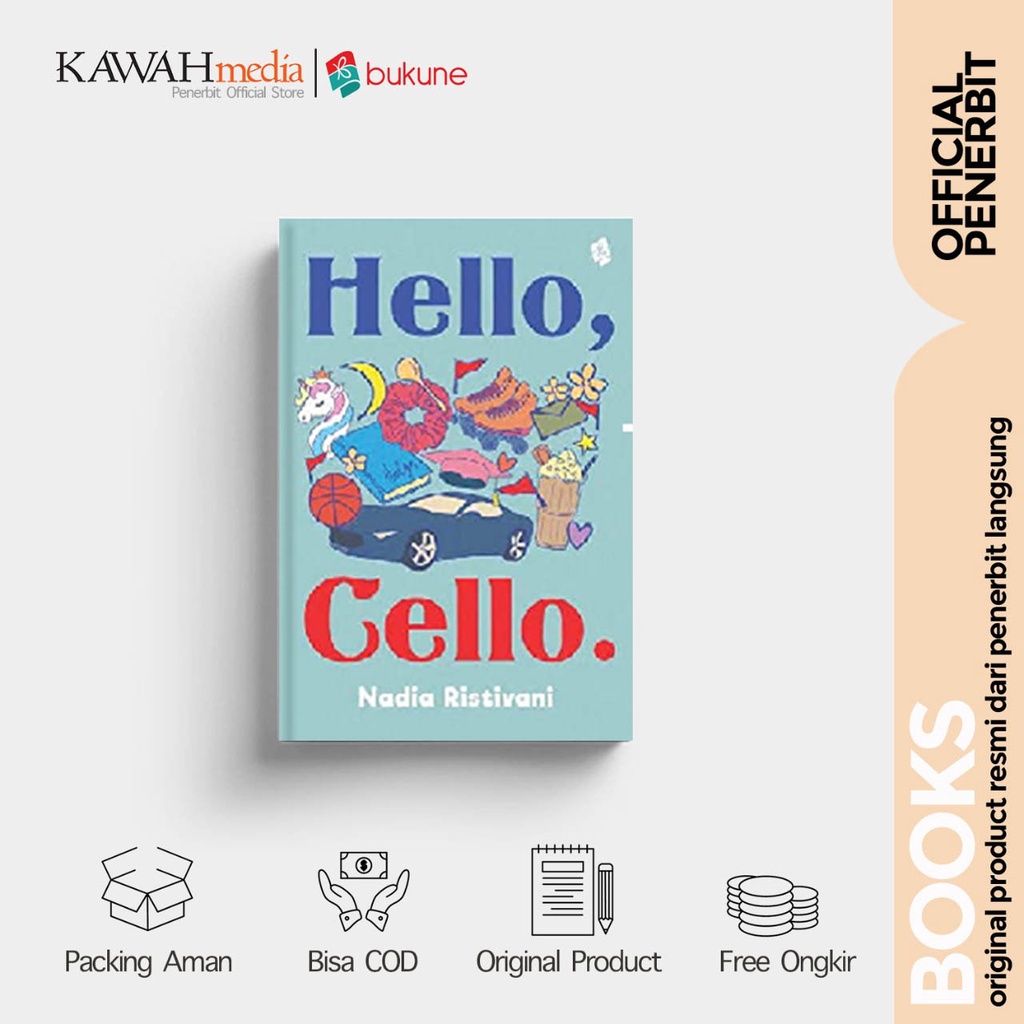 Jual Buku Novel Hello Cello Nadia Risytivani Bukune | Shopee Indonesia