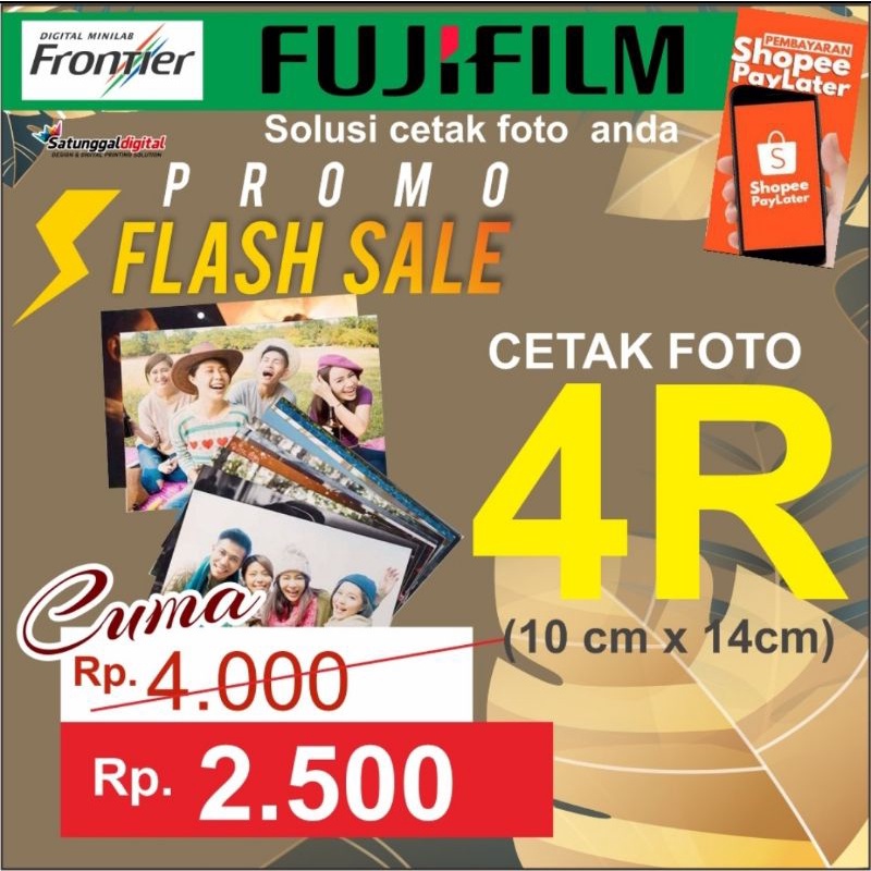 Jual CETAK FOTO 4R(10x14) Lab studio MURAH | Shopee Indonesia