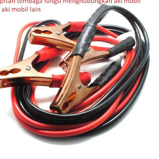 Jual Kabel starter jumper leads 800 AMP 3meter capitan tembaga fungsi menghubungkan aki mobil ke ...