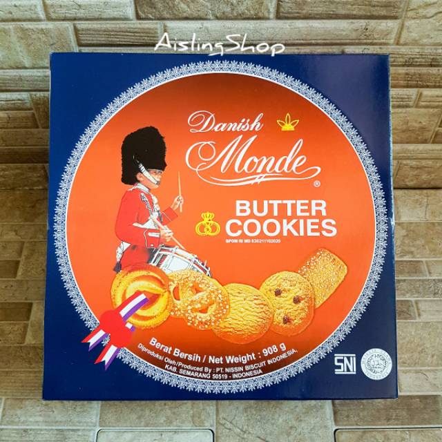 Jual Danish Monde Butter Cookies Kaleng 908 gram | Shopee Indonesia