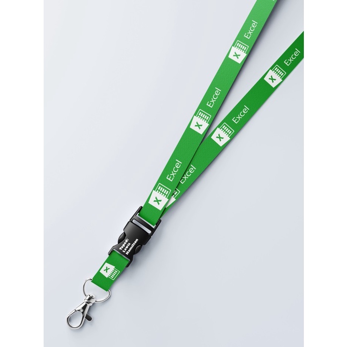 Jual Lanyard Logo Microsoft Excel Bisa Satuan Custom | Shopee Indonesia