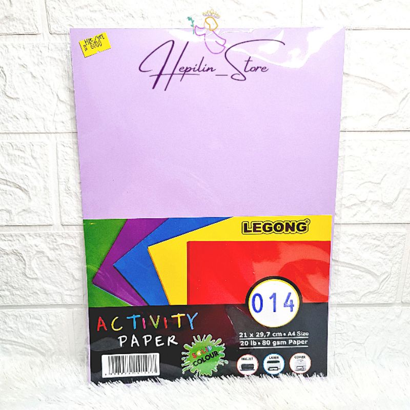 Jual Kertas HVS Warna A4 80 gsm / Kertas Print Warna / Kertas Fotocopy ...