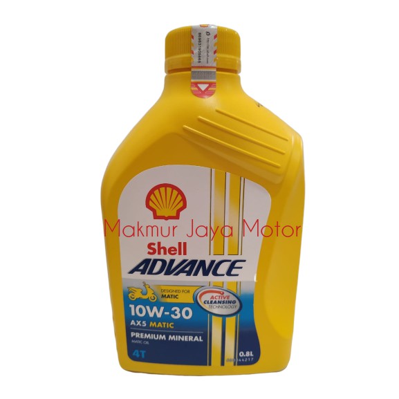 Jual Shell Advance AX5 Matic, Scooter 10/30 800ML (Dijamin Asli ...