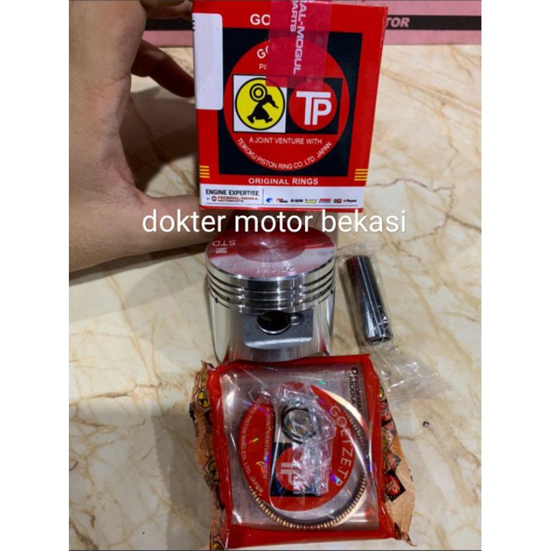 Jual piston kit grand supra gn5 set seher goetze ring TP japan clip pen ...