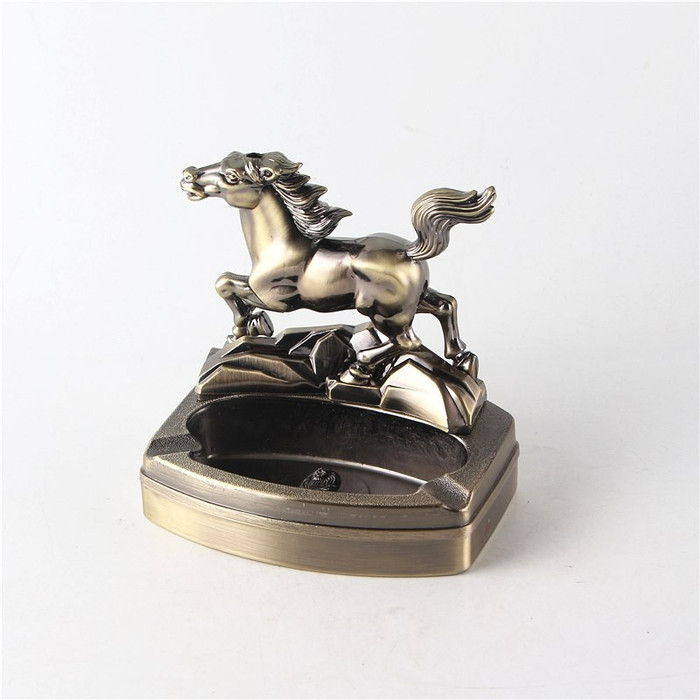 Jual Asbak Rokok Plus Korek Model Kuda 950 Ashtray Asbak Unik | Shopee ...