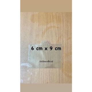 Jual PLASTIK ID CARD | Plastik Gantung kartu Peserta | Name tag ukuran ...