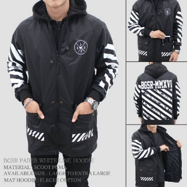 Jual Jaket BGSR White Line Premium Original BGSR | Shopee Indonesia