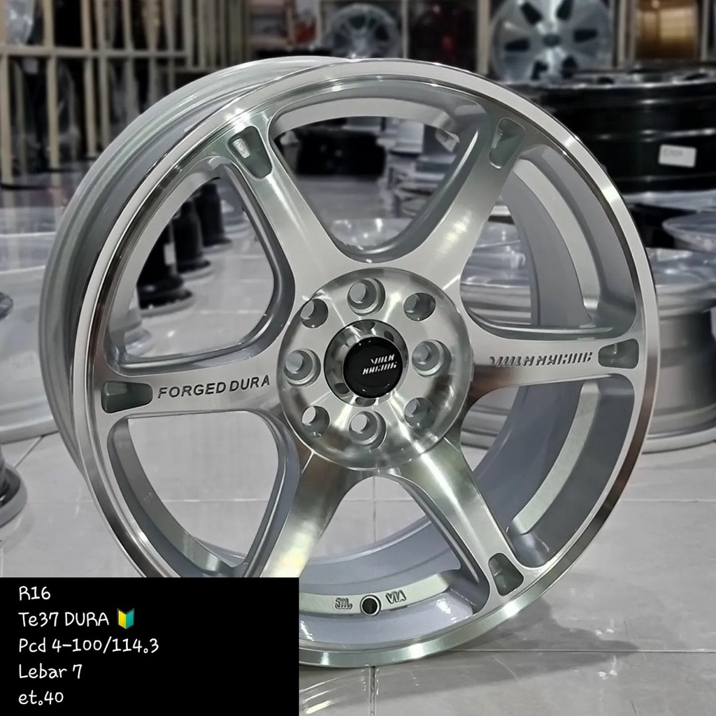 Jual velg racing rays te37 ring 16 lebar 7 jazz yaris brio raize avanza ...