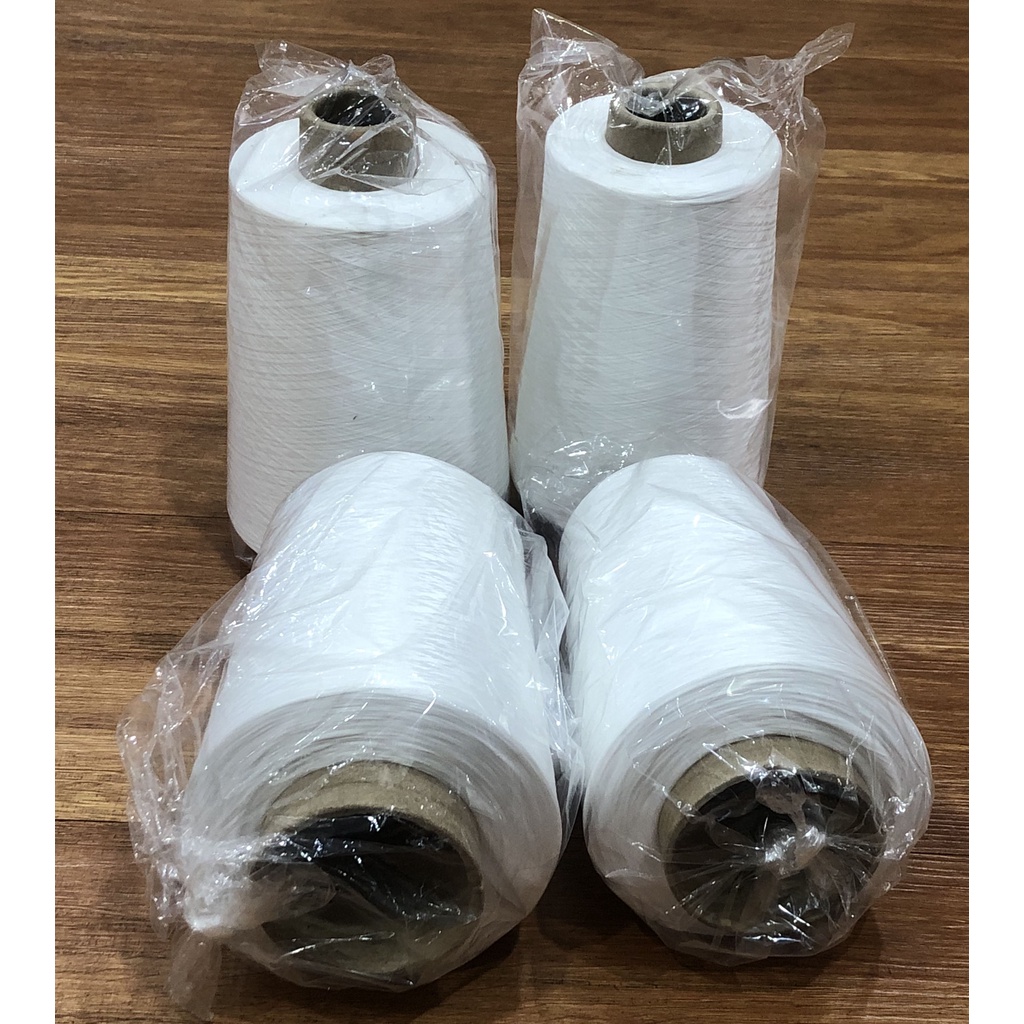 Jual BENANG POLYESTER OBRAS HITAM PUTIH | Shopee Indonesia