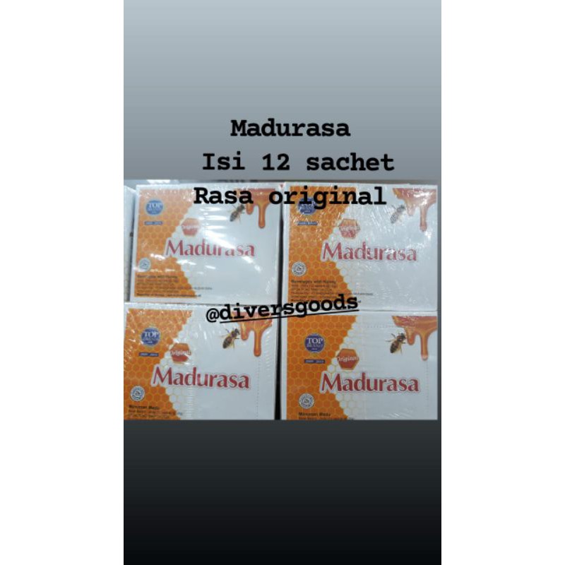 Jual madu madurasa rasa original isi 12 sachet | Shopee Indonesia