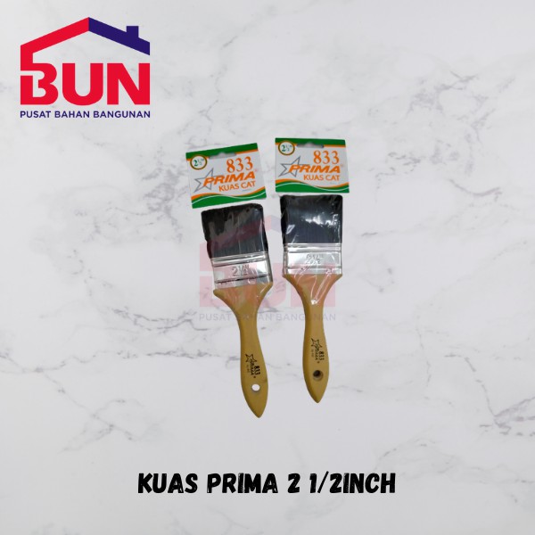 Jual KUAS CAT PRIMA 833 BLACK 2,5INCH | Shopee Indonesia
