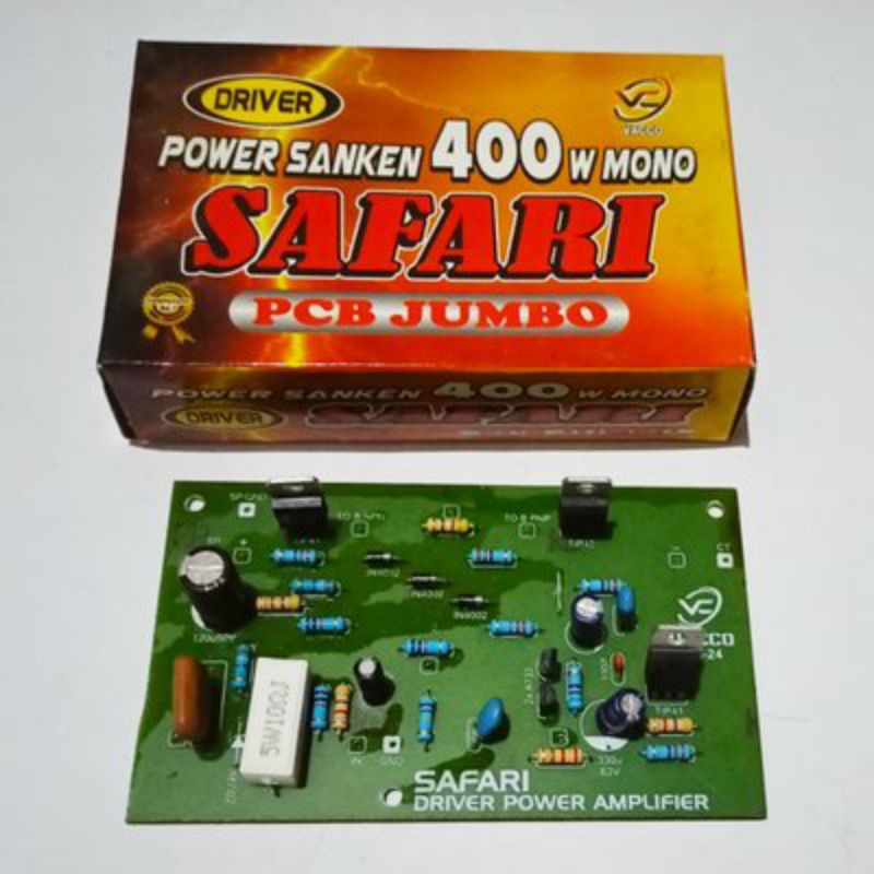 Jual KIT Driver Sanken 400W Mono SAFARI PCB Jumbo VC-24 | Shopee Indonesia
