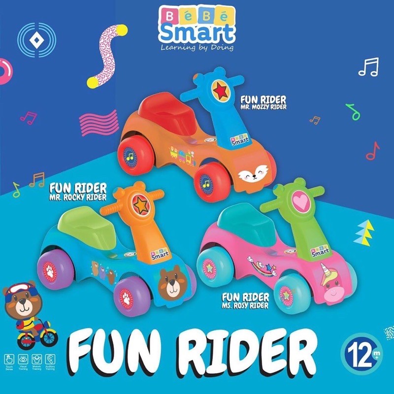 Jual Bebe Smart Fun Rider Mr. Rocky Rider | Shopee Indonesia