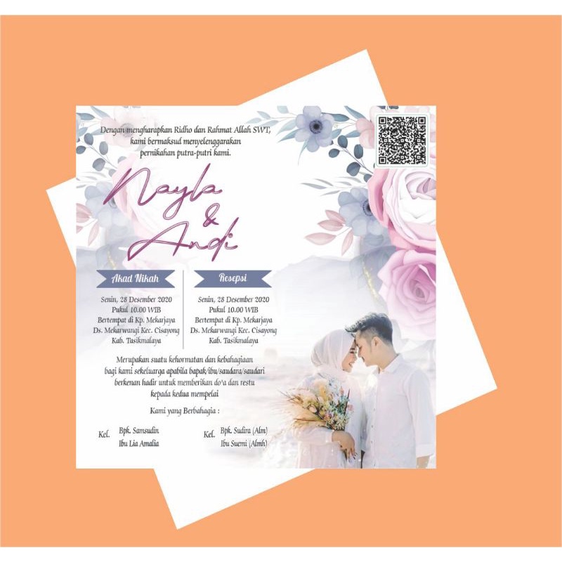 Jual UNDANGAN MINI/UNDANGAN KOPI/UNDANGAN PERNIKAHAN/UNDANGAN KHITAN ...