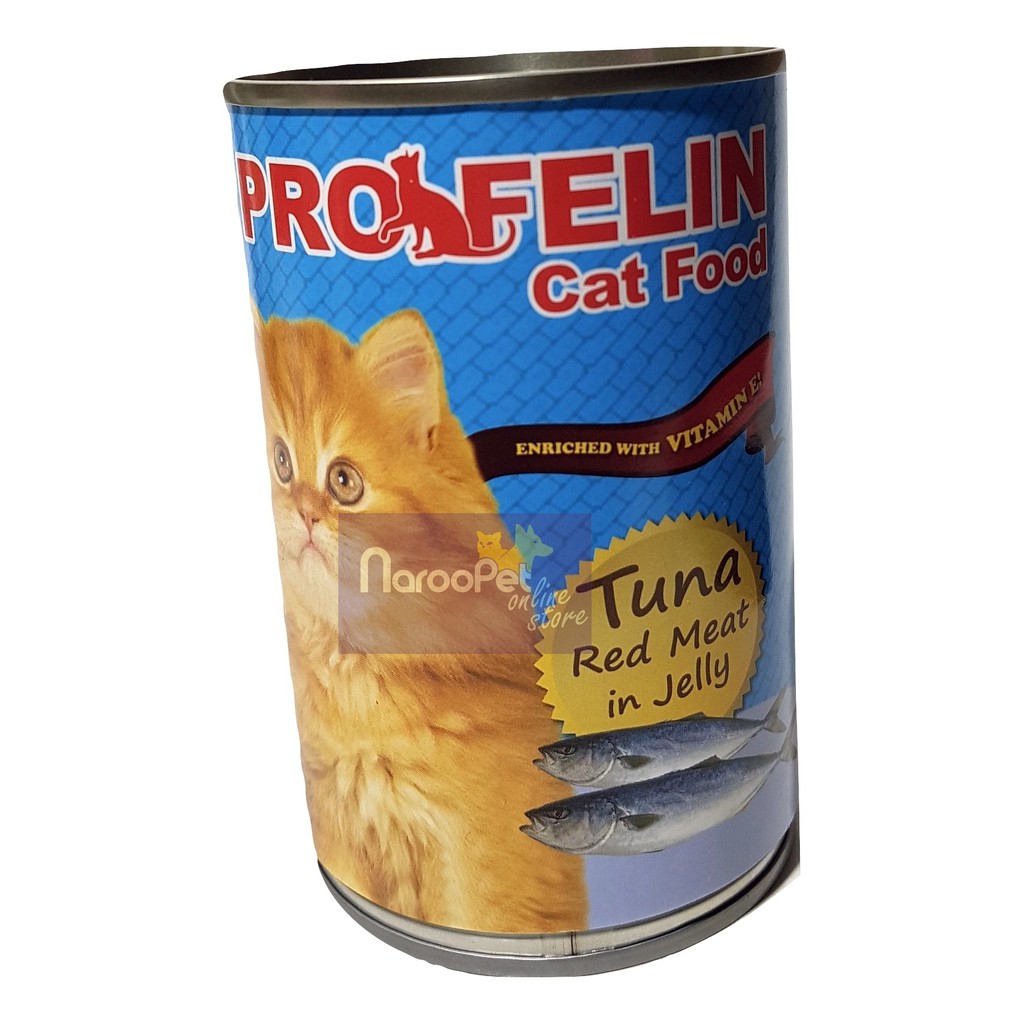 Jual Makanan Kucing Profelin can Tuna Red Meat In Jelly 400g | Shopee ...