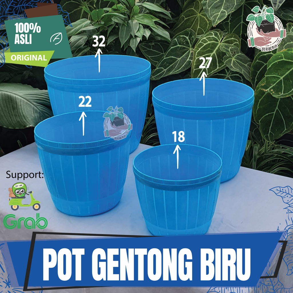 Jual Pot Cantik Motif Gentong Kayu Pot Bunga Tanaman Hias Original ...