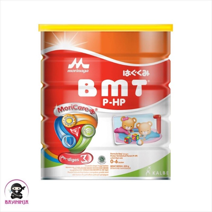 Jual (( COD )) MORINAGA BMT PHP Susu Formula 0 to 6 Bulan Tin 800g 800 ...
