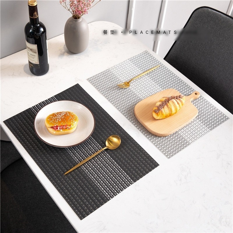 Jual tatakan piring tatakan tahan panas alas piring modern pvc Placemat ...