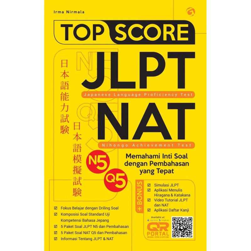 Jual Top Score Jlpt-Nat Japanese Language Proficiecy Test Nihongo ...