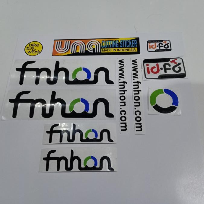 Jual stiker fnhon paket cutting stiker folding bike sepeda lipat gowes ...