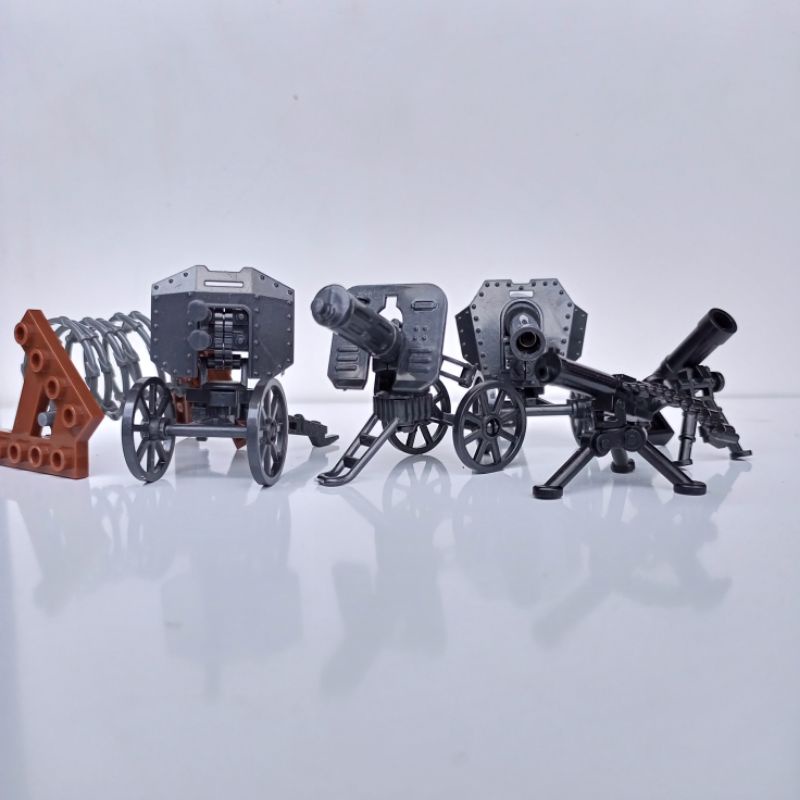 Jual Lego WW2 Machine Gun, Mortar & anti aircraft | Shopee Indonesia