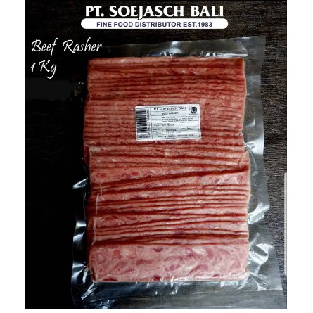 Jual daging sapi beku beef rasher kualitas hotel restoran cafe SOEJASCH ...