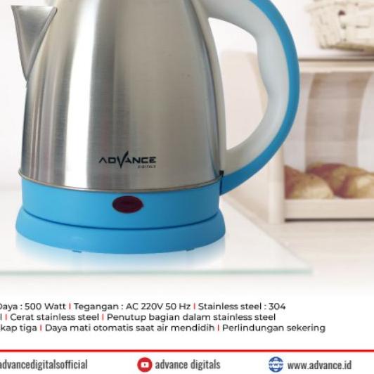 Jual Kettle listrik teko listrik advance ak 151 ak151 kapasitas 1,5 ...